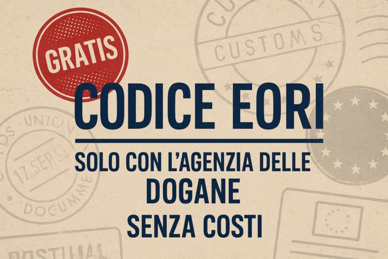🎯 Codice EORI: attenzione ai portali a pagamento! La registrazione è ...